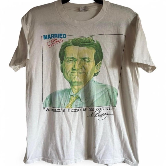 Vintage | Shirts | 8s Married With Children Al Bundy 20 X 23 | Poshmark
